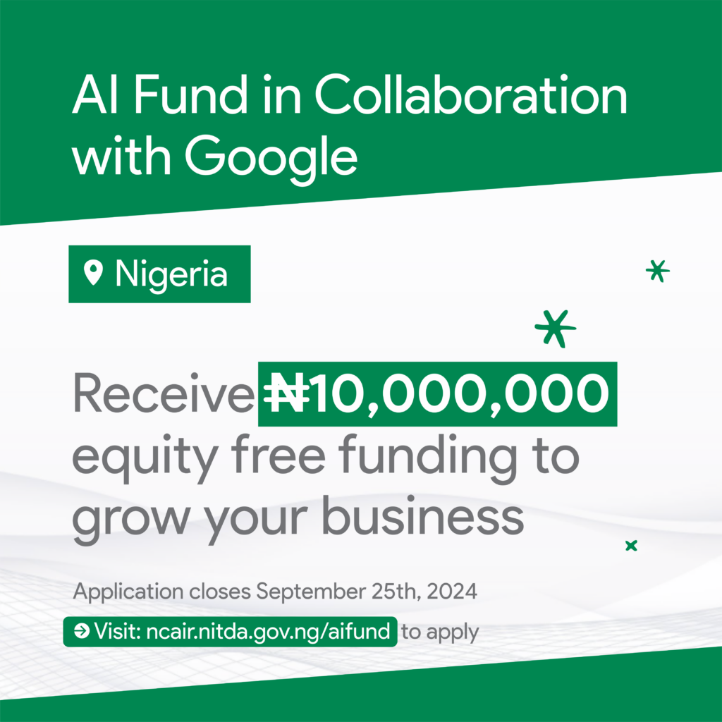 NCAIR Launches ₦100 Million AI Fund Supported By Google To Empower ...